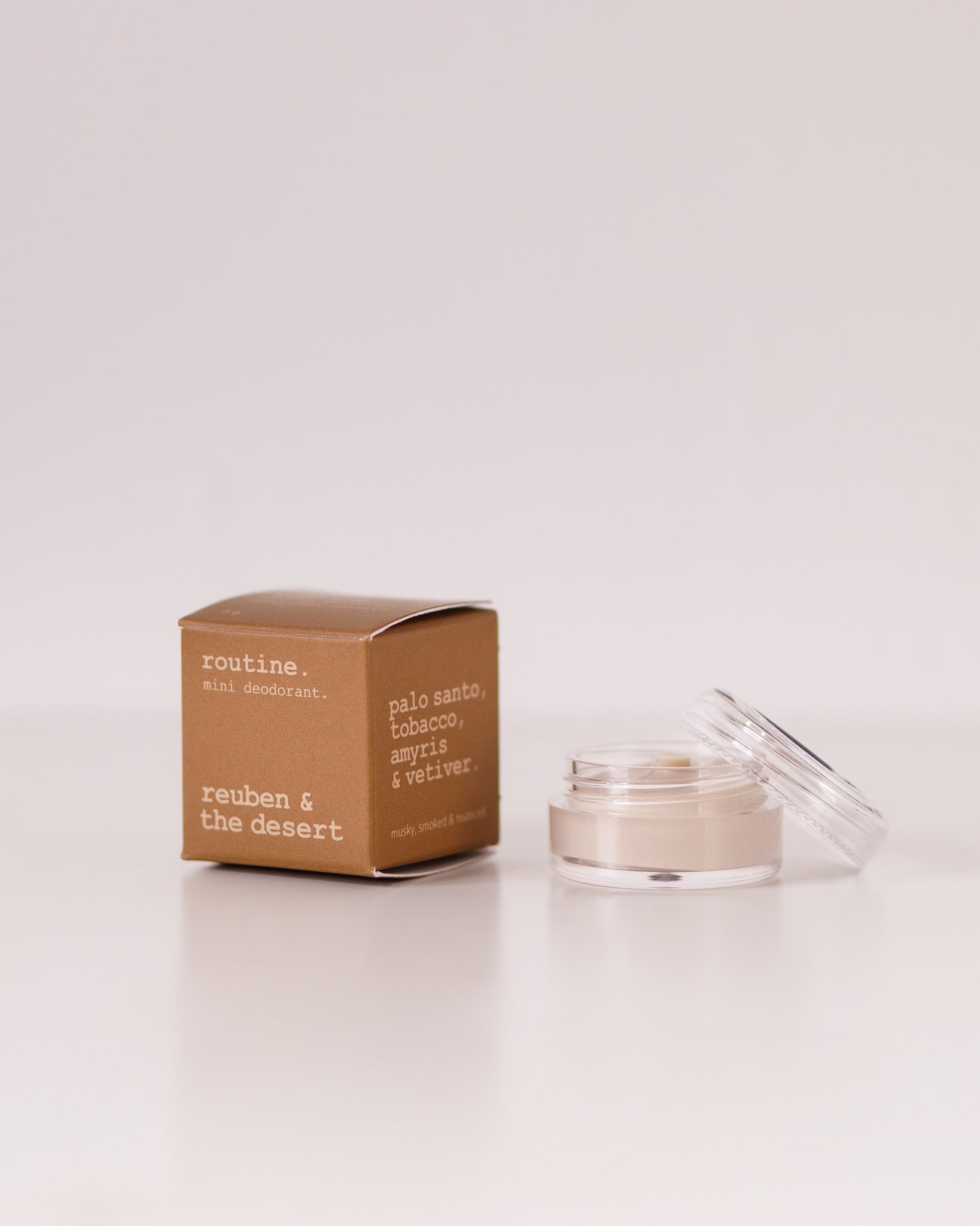 Reuben & The Desert Natural Deodorant Mini | Routine – Routine Natural ...