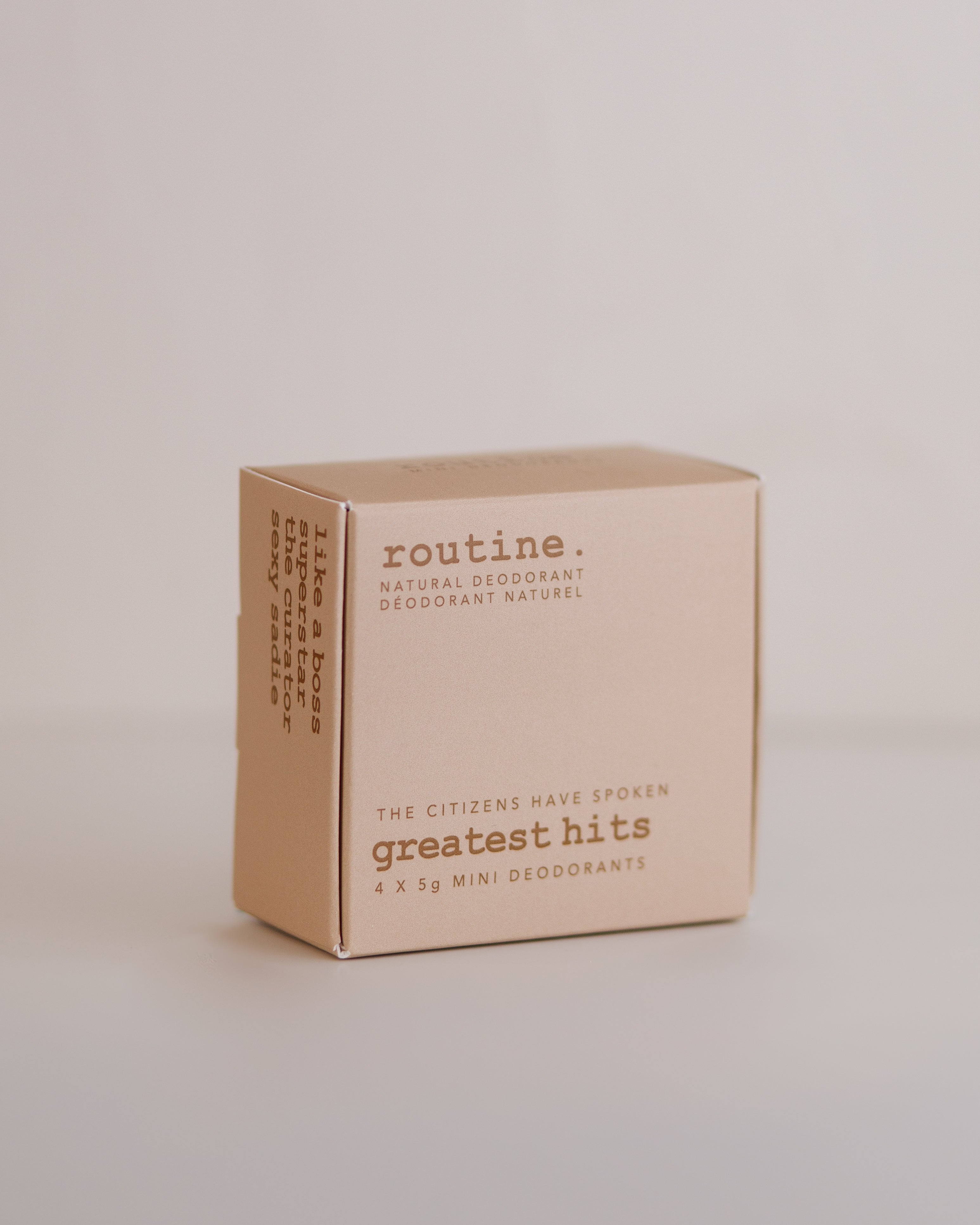 Greatest Hits Natural Deodorant Minis Kit | Routine – Routine Natural ...