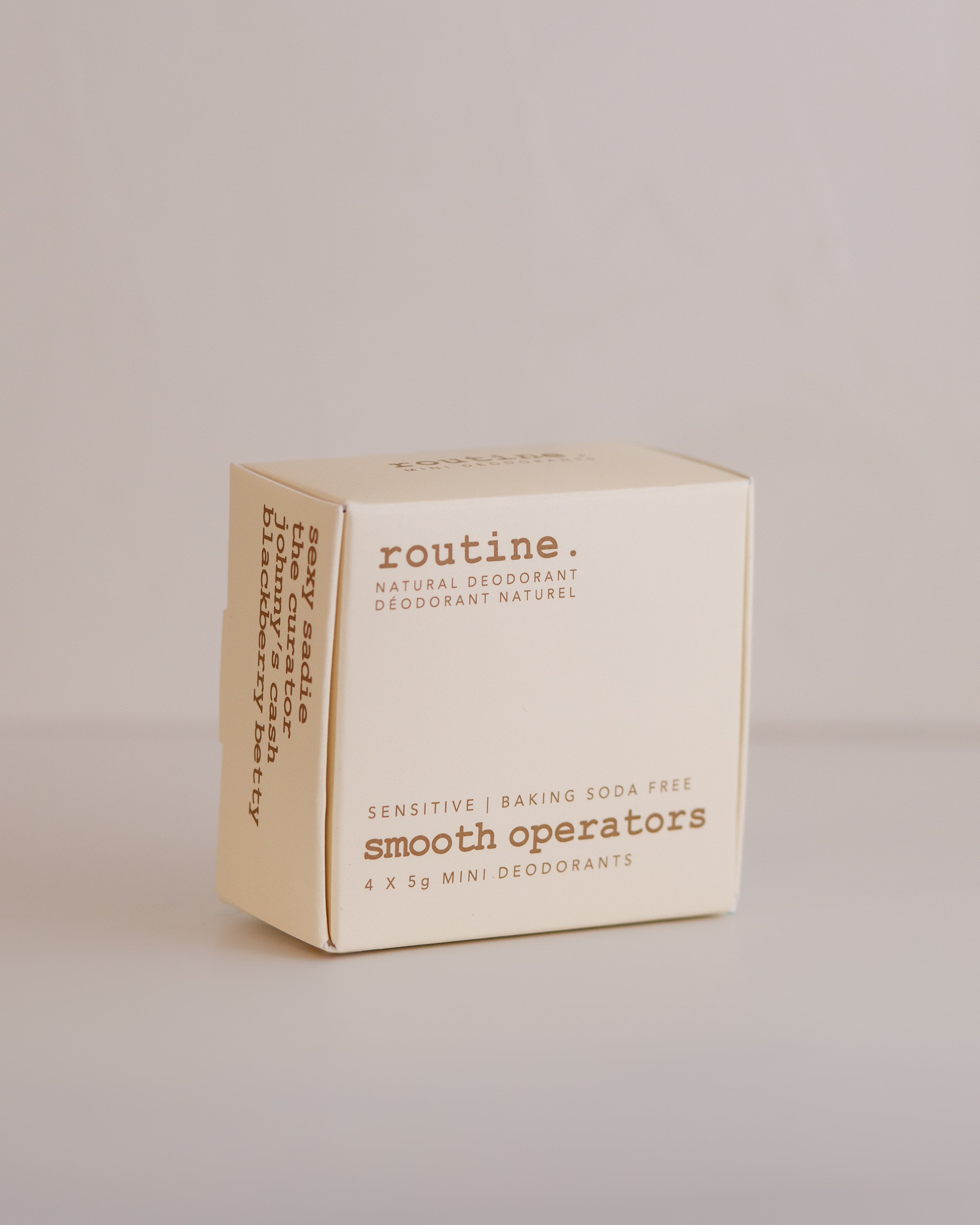 Smooth Operators Natural Deodorant Minis Kit | Routine – Routine ...
