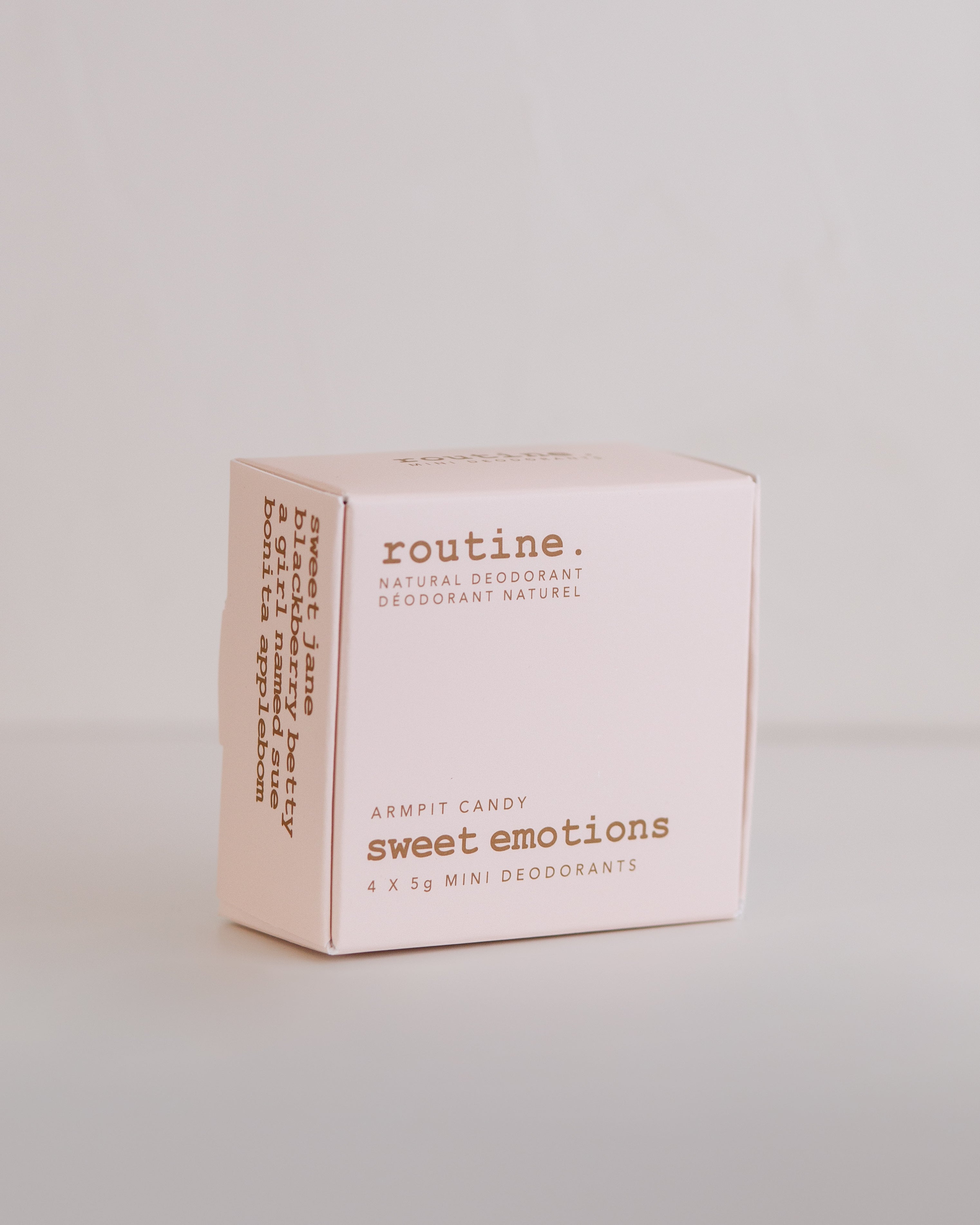Sweet Emotions Natural Deodorant Minis Kit | Routine – Routine Natural ...