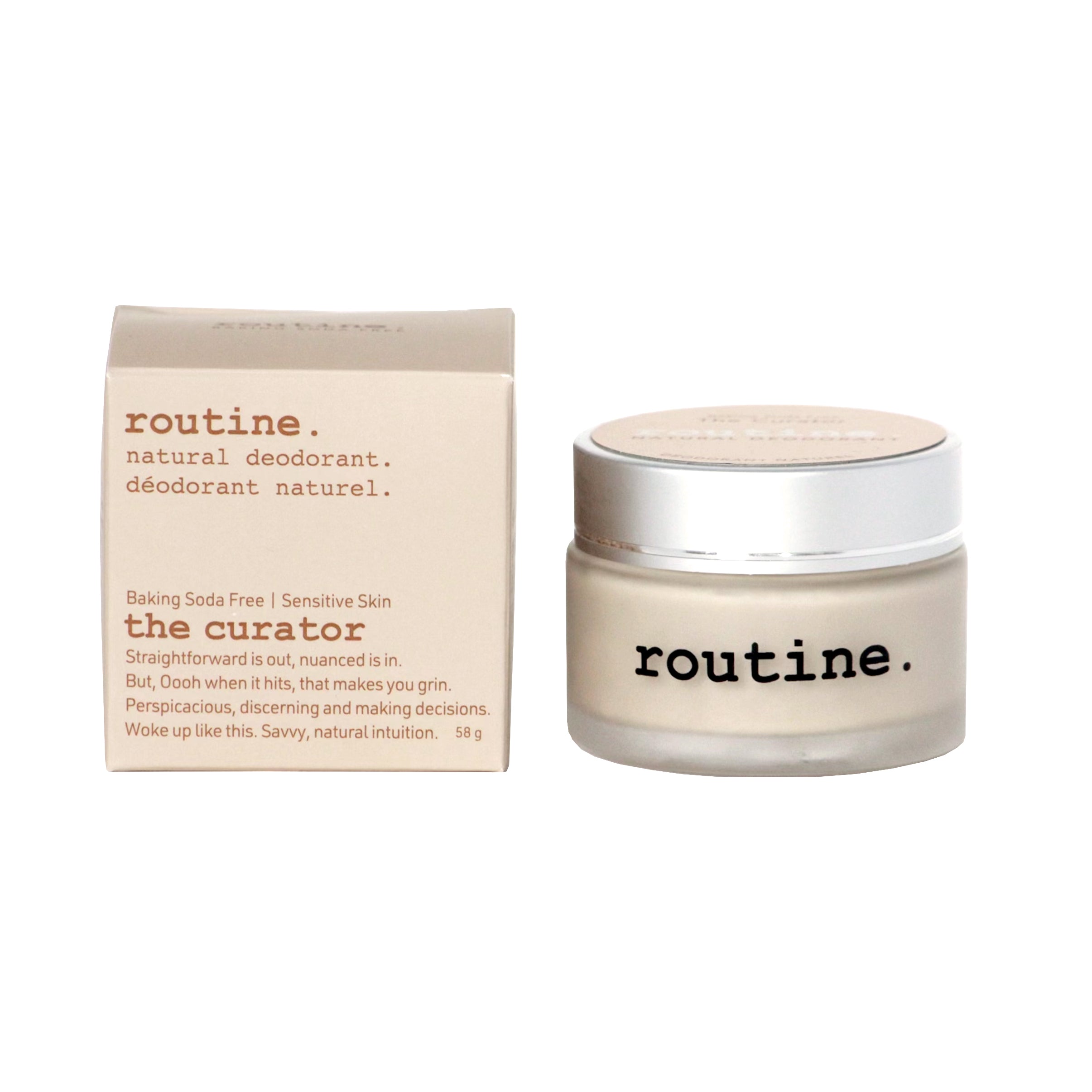 Baking Soda Free - The Curator Natural Deodorant | Routine – Routine ...
